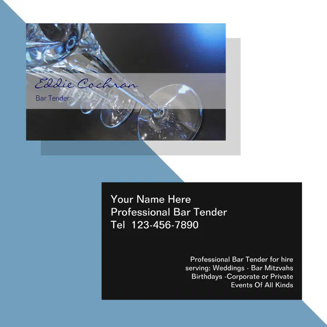 Bartender Business Cards | Zazzle
