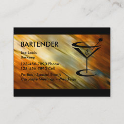 Bartender Business Cards | Zazzle