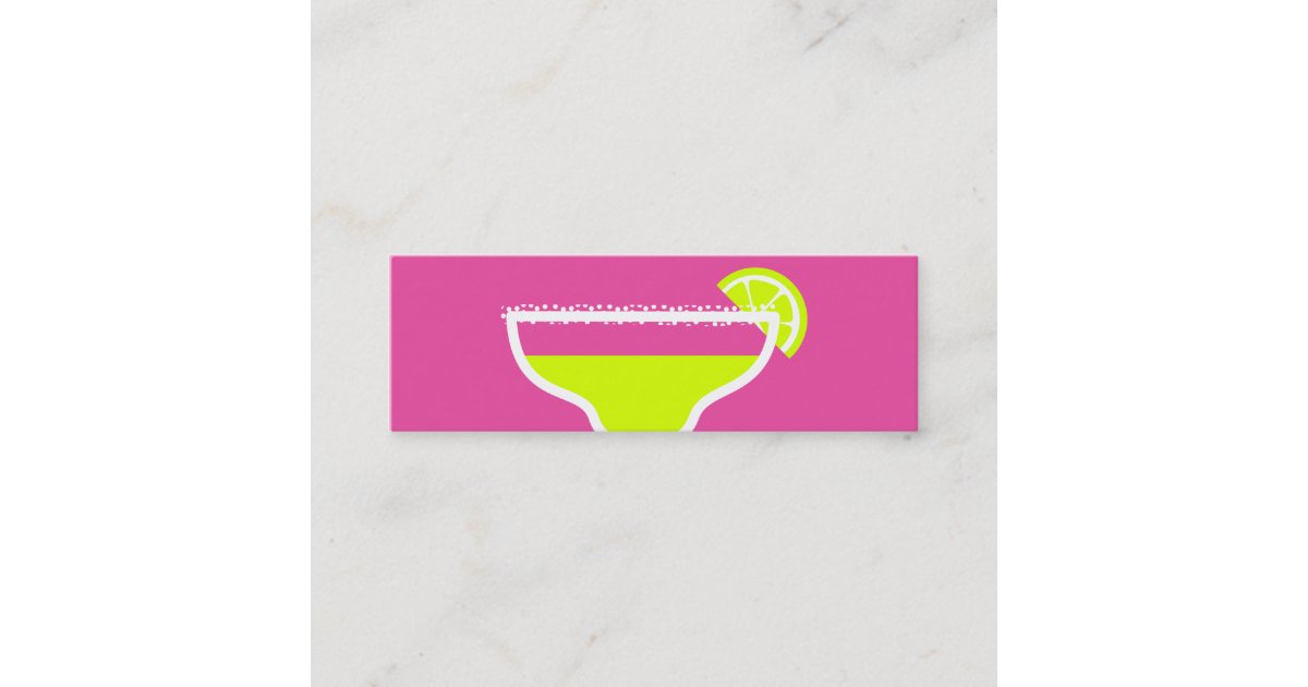 Bartender Mini Business Card | Zazzle