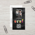 Bartender Mixing Drinks | QR Code Business Card | Zazzle