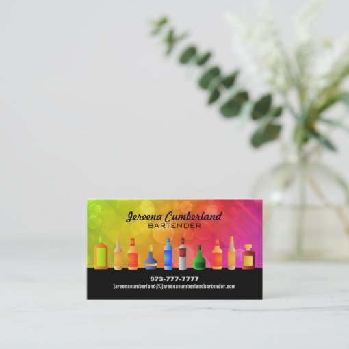 Bartending Business Cards | Zazzle