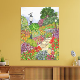 Bartholdi Park Washington DC | Mockingbird Gardens Canvas Print | Zazzle