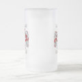 BARTON FAMILY CREST - BARTON COAT OF ARMS FROSTED GLASS BEER MUG | Zazzle