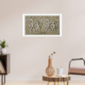 Bas Relief of Ancient Aztec Warriors, from The Sto Poster | Zazzle