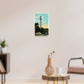 Bas Relief Tablet and Pilgrim Memorial View Poster | Zazzle