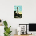 Bas Relief Tablet and Pilgrim Memorial View Poster | Zazzle