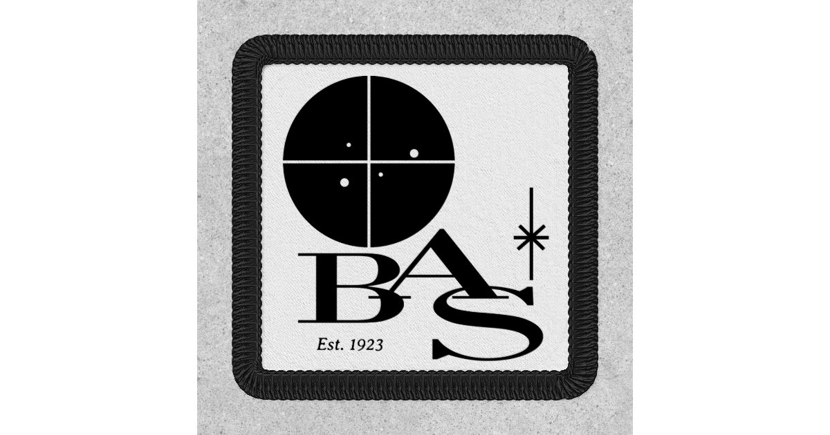 BAS Retro Logo Patch | Zazzle