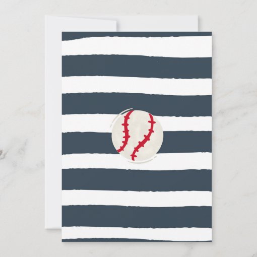 Baseball 1st Home Run Birthday Party Invitation | Zazzle