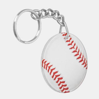 Baseball Acrylic Keychain | Zazzle
