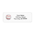 Baseball Address Labels | Zazzle