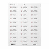 Baseball Address Labels | Zazzle