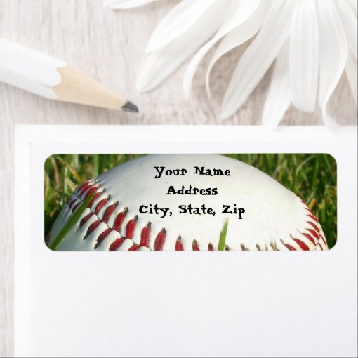 Baseball Address Labels | Zazzle
