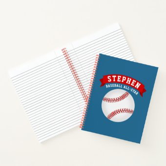Baseball All-Star Notebook | Zazzle