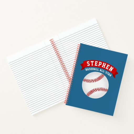 Baseball All-Star Notebook | Zazzle