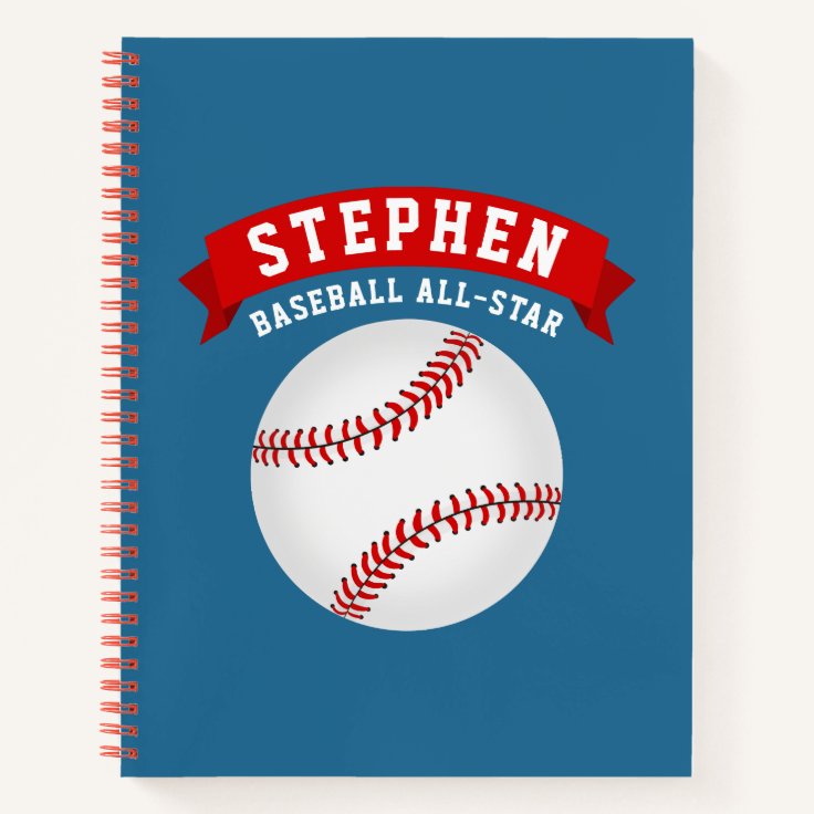 Baseball All-Star Notebook | Zazzle