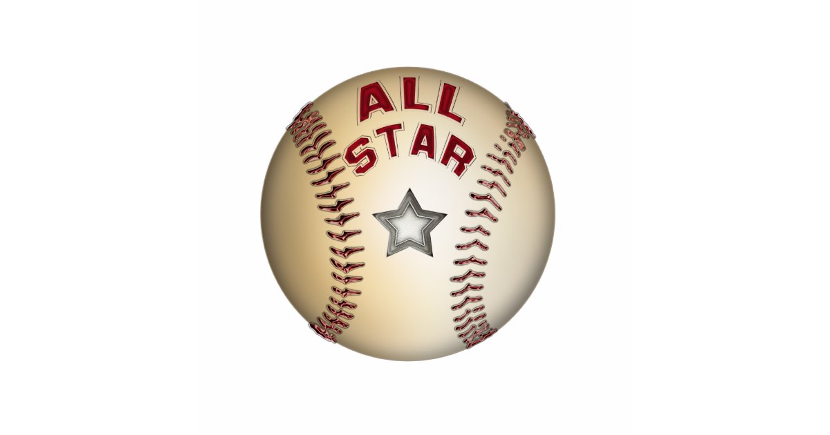 Baseball All Star Ornament | Zazzle