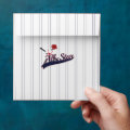 Baseball ALL-STAR Sports Party Invitation Envelope | Zazzle