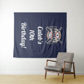Baseball All Star Team Sport Birthday Party Banner Tapestry | Zazzle
