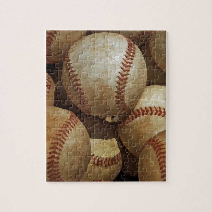 Baseball Art Jigsaw Puzzle | Zazzle.com