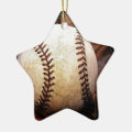 Baseball Artwork Ceramic Ornament | Zazzle