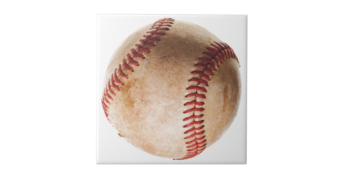 Baseball Artwork Tile | Zazzle