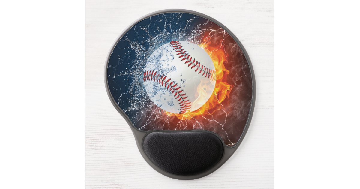 Baseball ball gel mouse pad | Zazzle