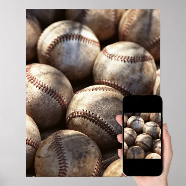Baseball Ball Poster | Zazzle