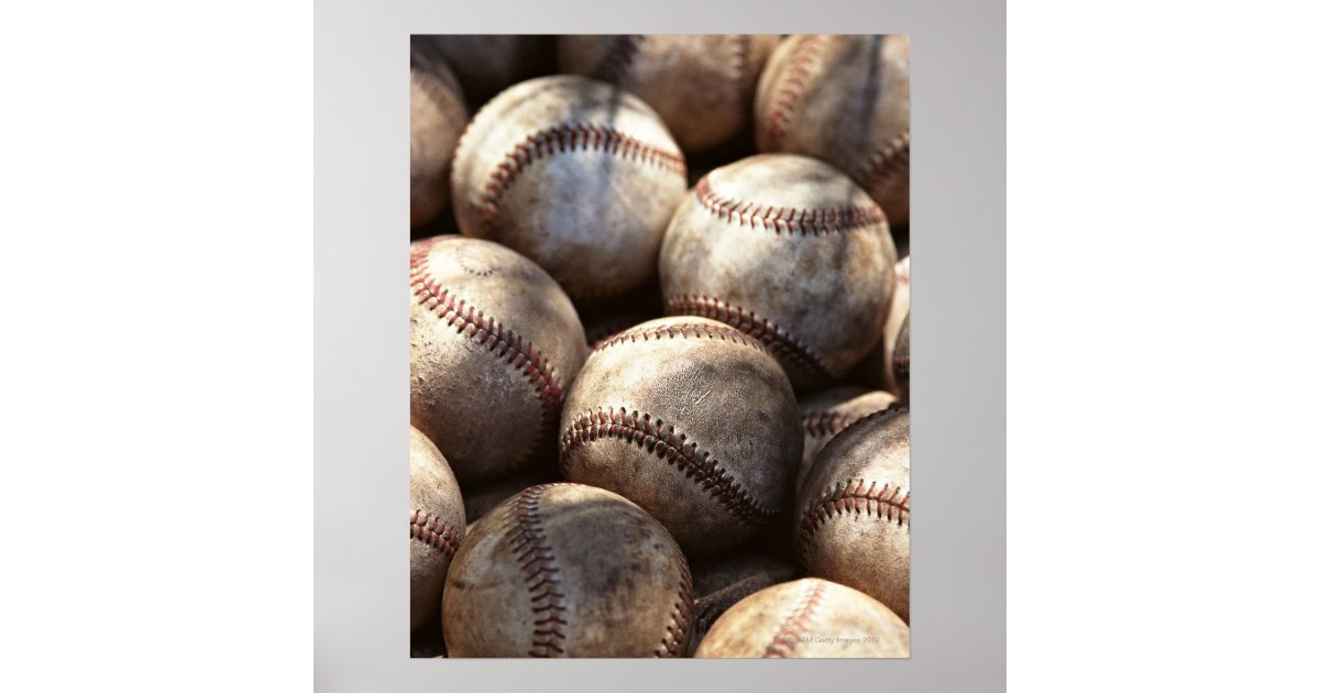 Baseball Ball Poster | Zazzle
