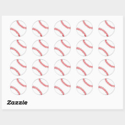 Baseball Ball Stickers | Zazzle
