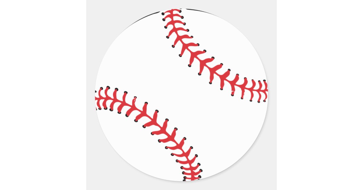 Baseball Ball Stickers | Zazzle