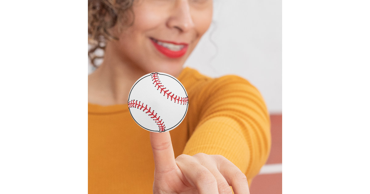 Baseball Ball Stickers | Zazzle