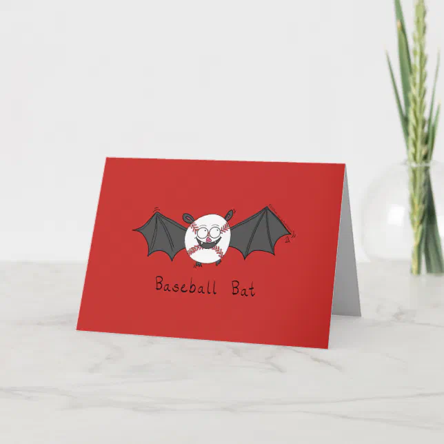 Baseball Bat - Funny Baseball Bat Pun Card | Zazzle
