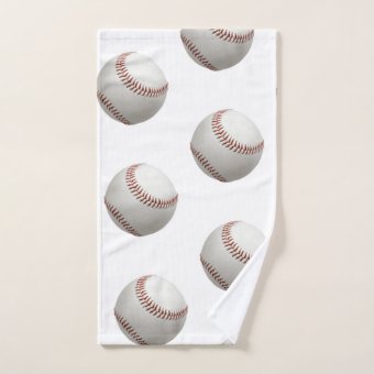 Baseball bath towel set | Zazzle