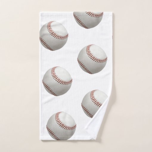 Baseball bath towel set | Zazzle