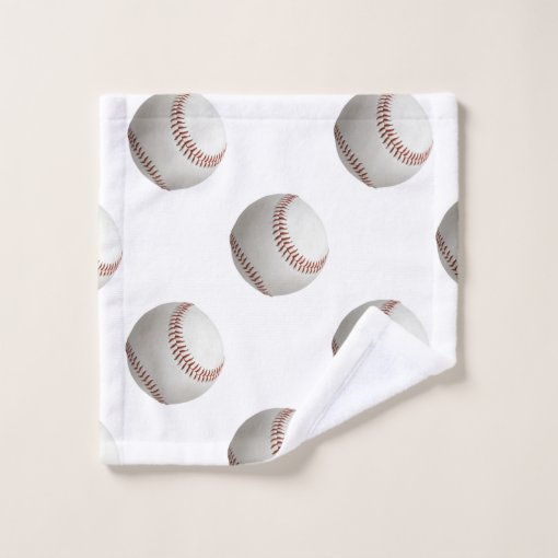 Baseball bath towel set | Zazzle