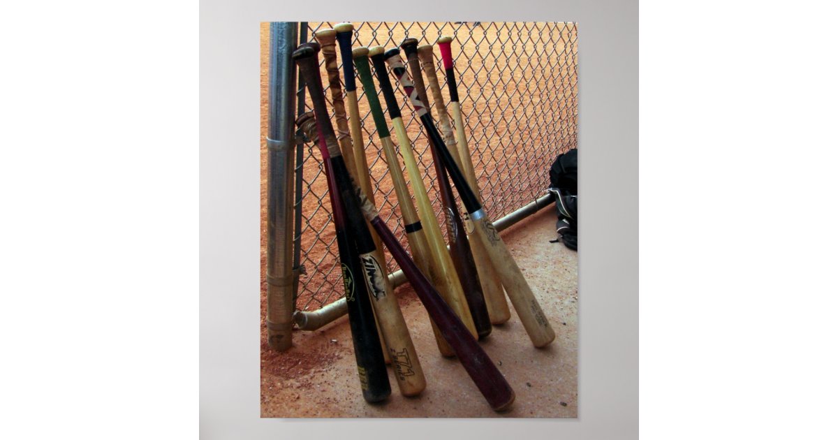Baseball Bats - Poster | Zazzle