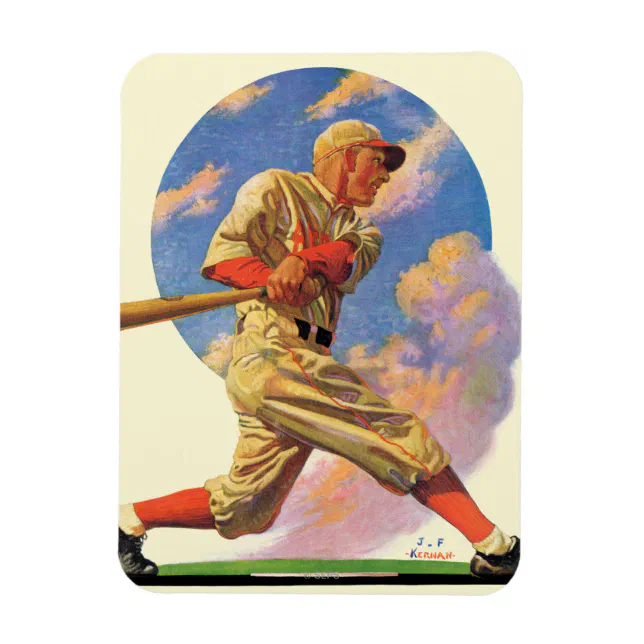 Baseball Batter Magnet | Zazzle