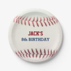 Baseball Theme First Birthday Paper Plates | Zazzle.com