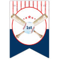 Baseball Birthday Party Bunting Flags | Zazzle