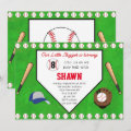 Baseball Birthday Party Home Plate Invitation | Zazzle