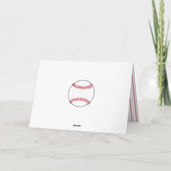 Baseball Birthday Personalized Kids Card | Zazzle