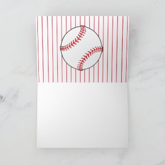 Baseball Birthday Personalized Kids Card | Zazzle