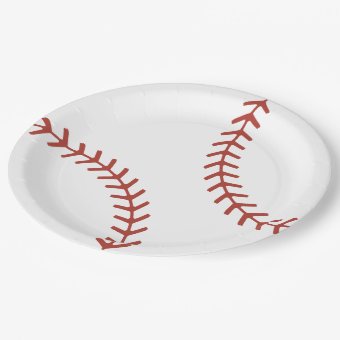 Baseball Birthday Plates | Zazzle