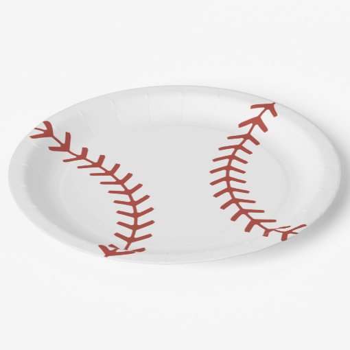 Baseball Birthday Plates | Zazzle