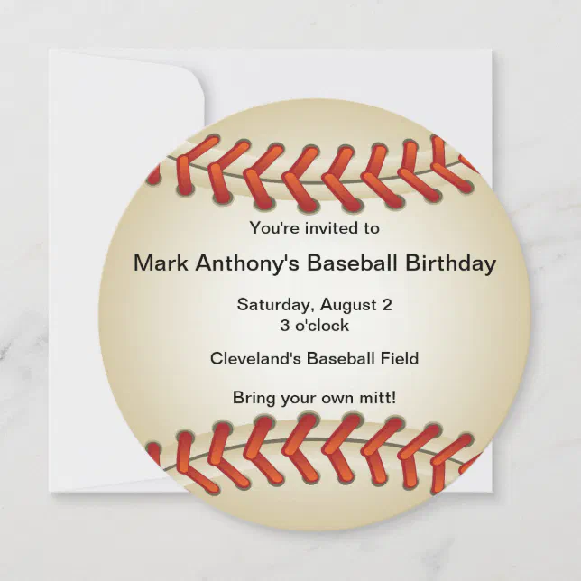 Baseball Bonanza Birthday Party Invitation | Zazzle