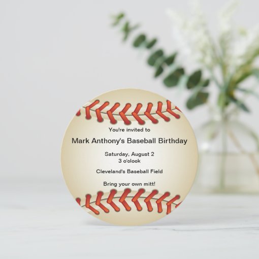 Baseball Bonanza Birthday Party Invitation | Zazzle