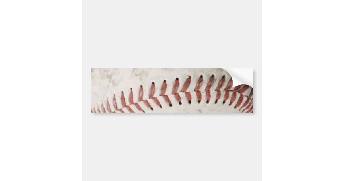 Baseball Bumper Sticker | Zazzle