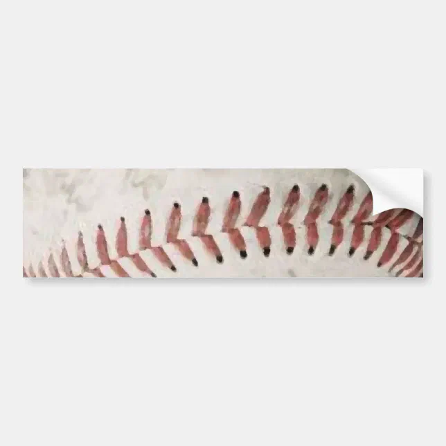 Baseball Bumper Sticker | Zazzle