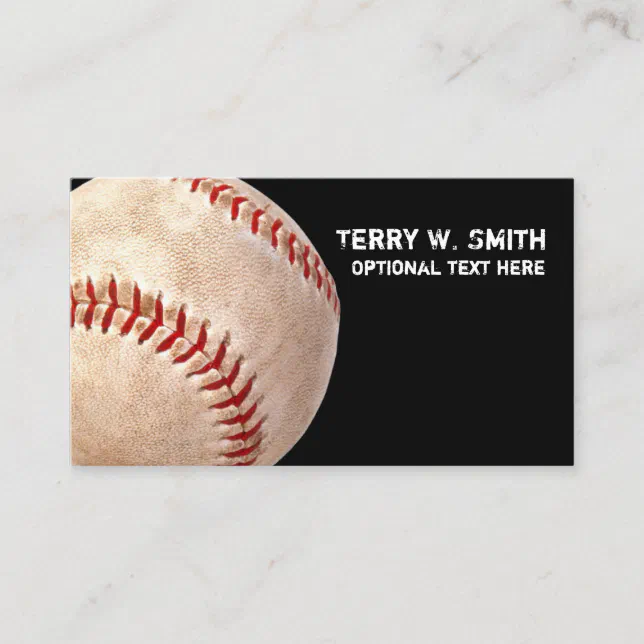 Baseball Business Card | Zazzle