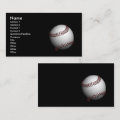 baseball business card | Zazzle
